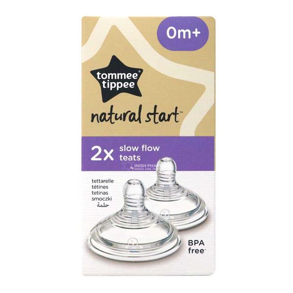 Tommee Tippee Natural Start Slow Flow Teat 0m+: Gentle Feeding for New ...