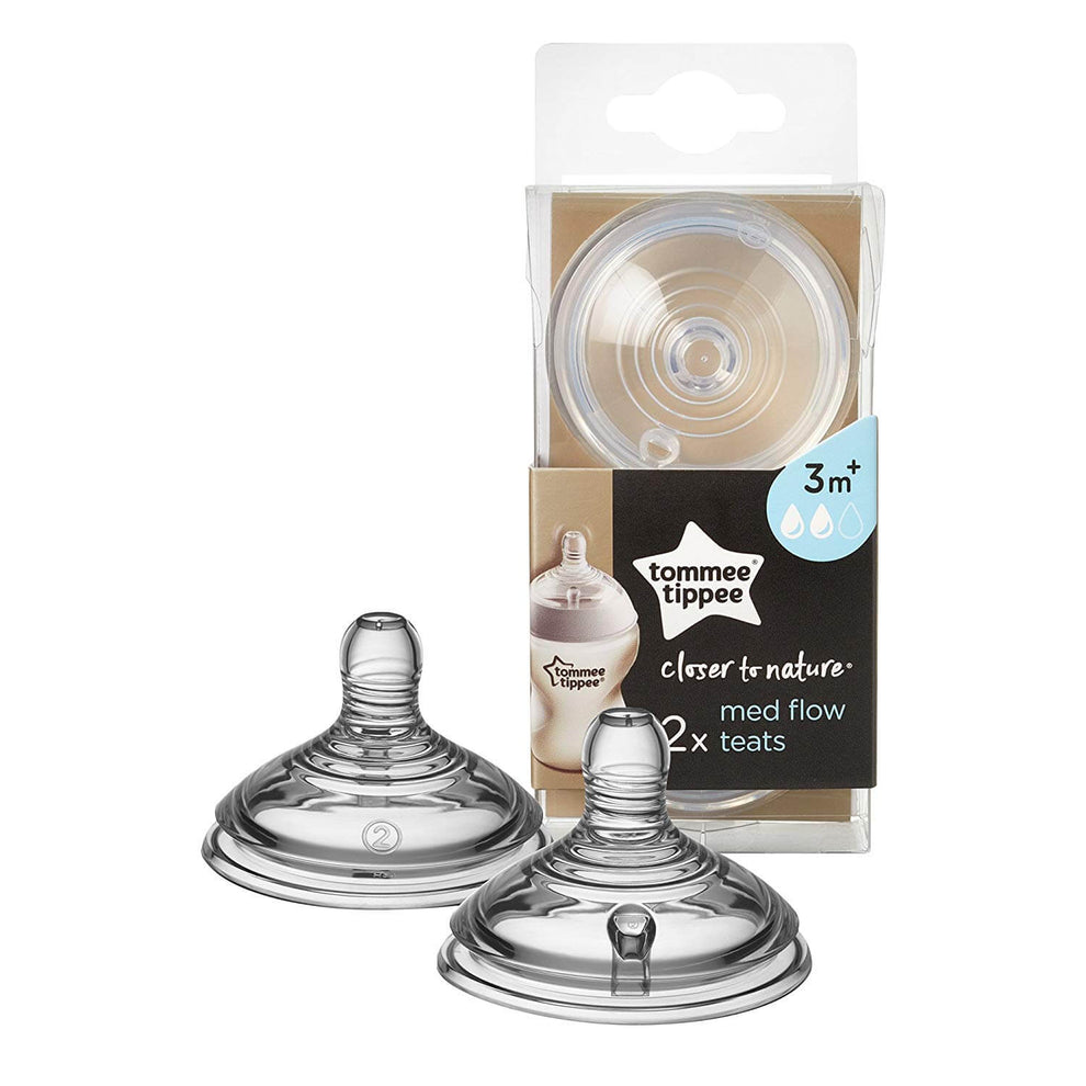 Tommee Tippee Closer to Nature Medium Flow Teat 2Pk | The Perfect Bala ...